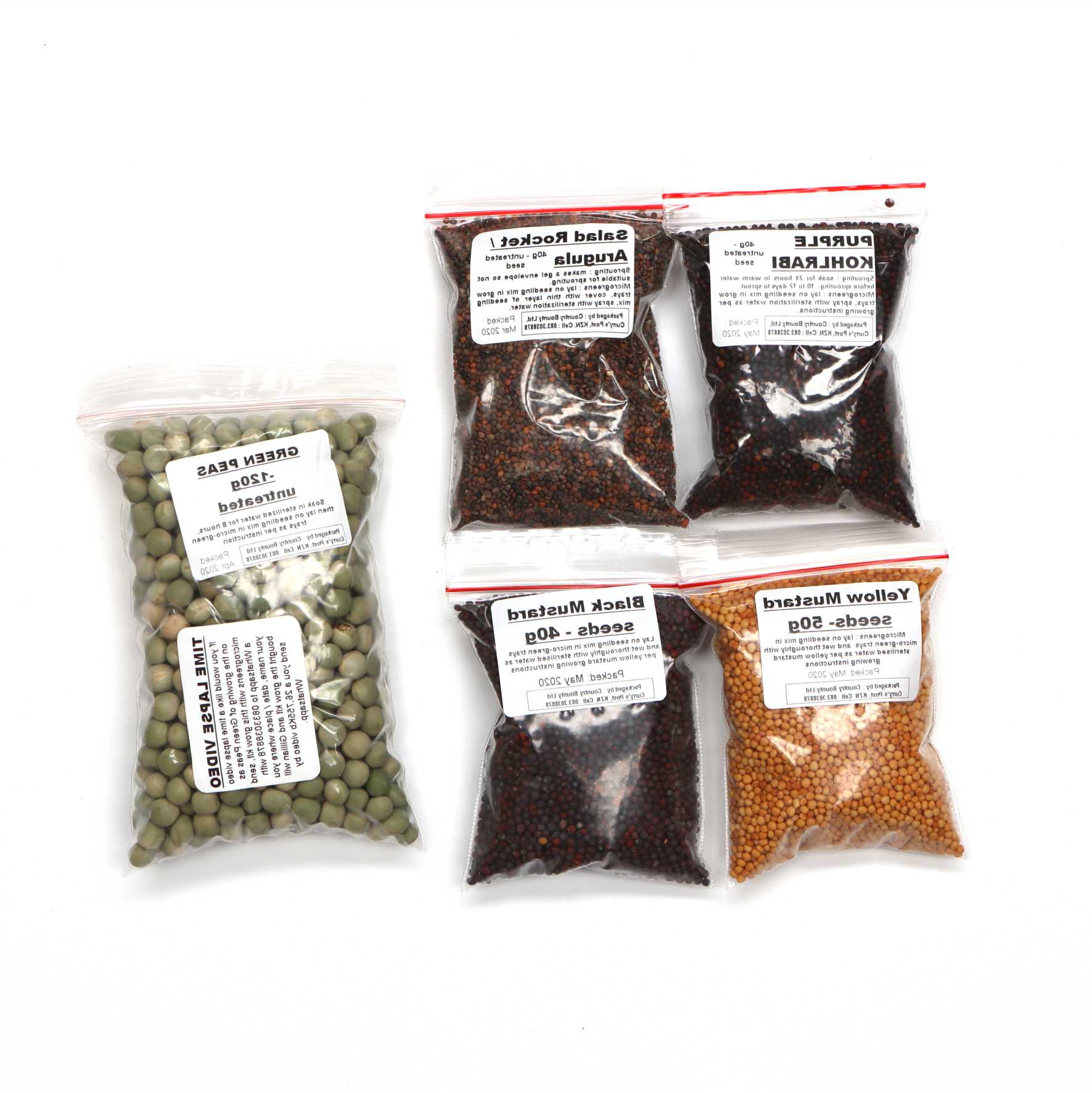 Top-up Micro Green Seed pack Version 3 - Tanya Visser
